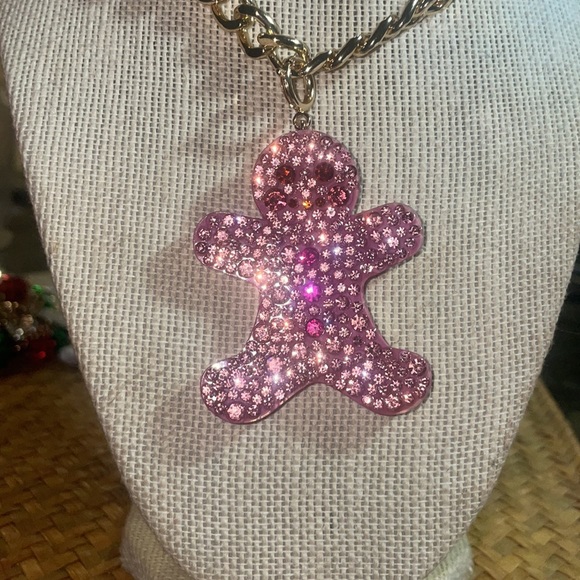 Betsey Johnson | Jewelry | Betsey Johnson Holiday Gingerbread Gold ...